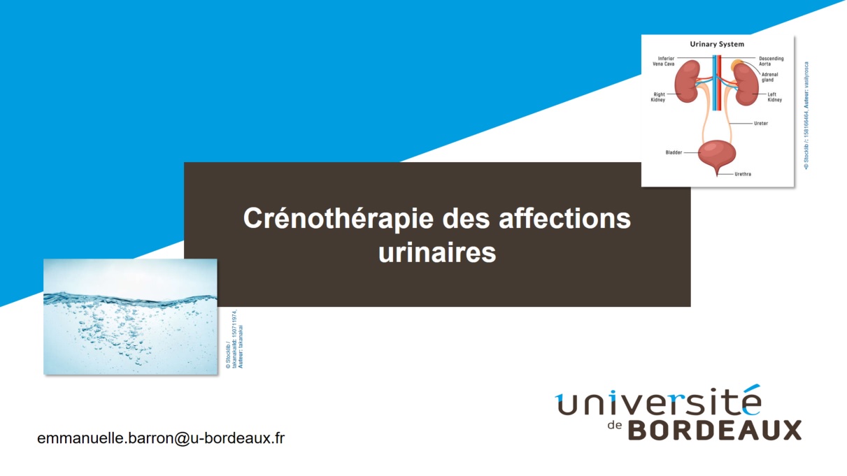MediaPOD - Crénothérapie Des Affections Urinaires