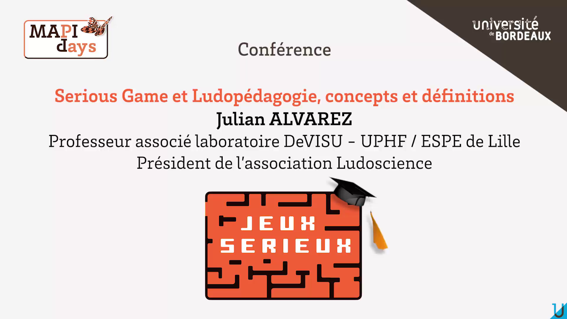 MediaPOD - Serious Game Et Ludopédagogie : Concepts Et